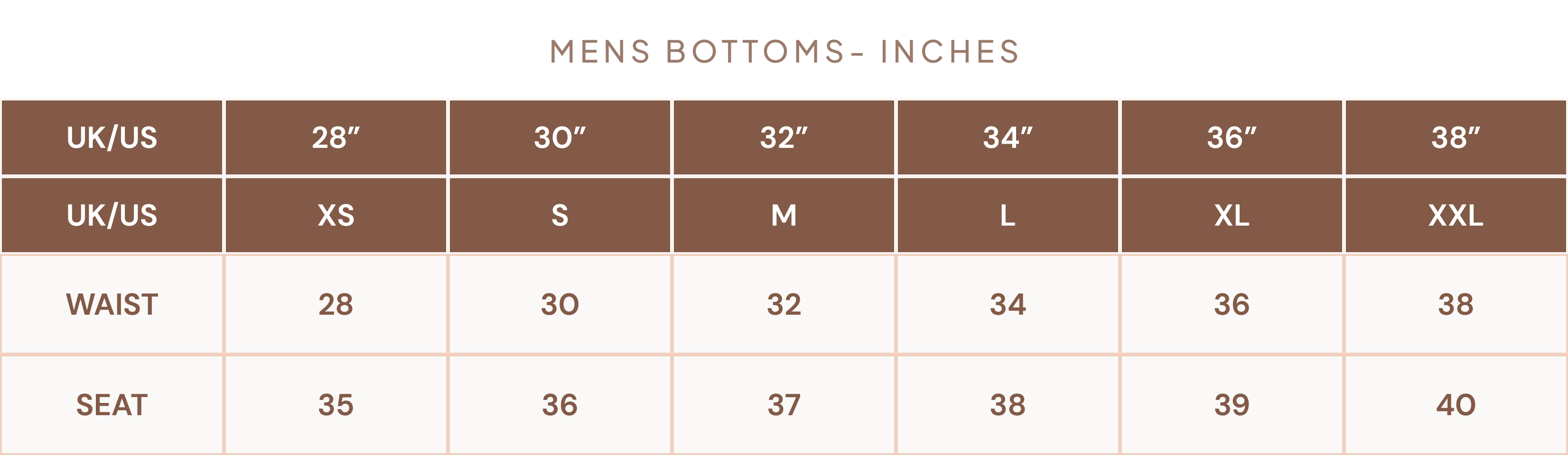 Sizing Guide – Torchwear
